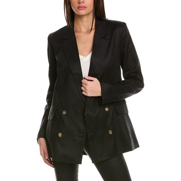 NICHOLAS | Jackets & Coats | Nicholas Ayla Doublebreasted Linen Blazer ...